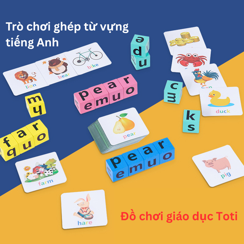 English Vocabulary Matching Game for Children to Learn While Playing ...