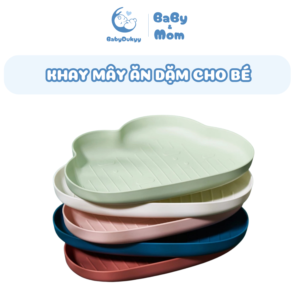 Cloud Shaped Baby Feeding Tray, Cute and Convenient Safe Plastic ...
