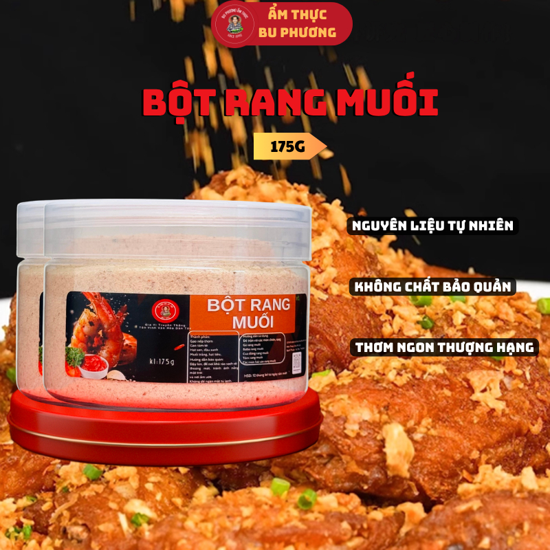 Salted roasted powder 175g standard Vietnamese flavor, premium spice ...