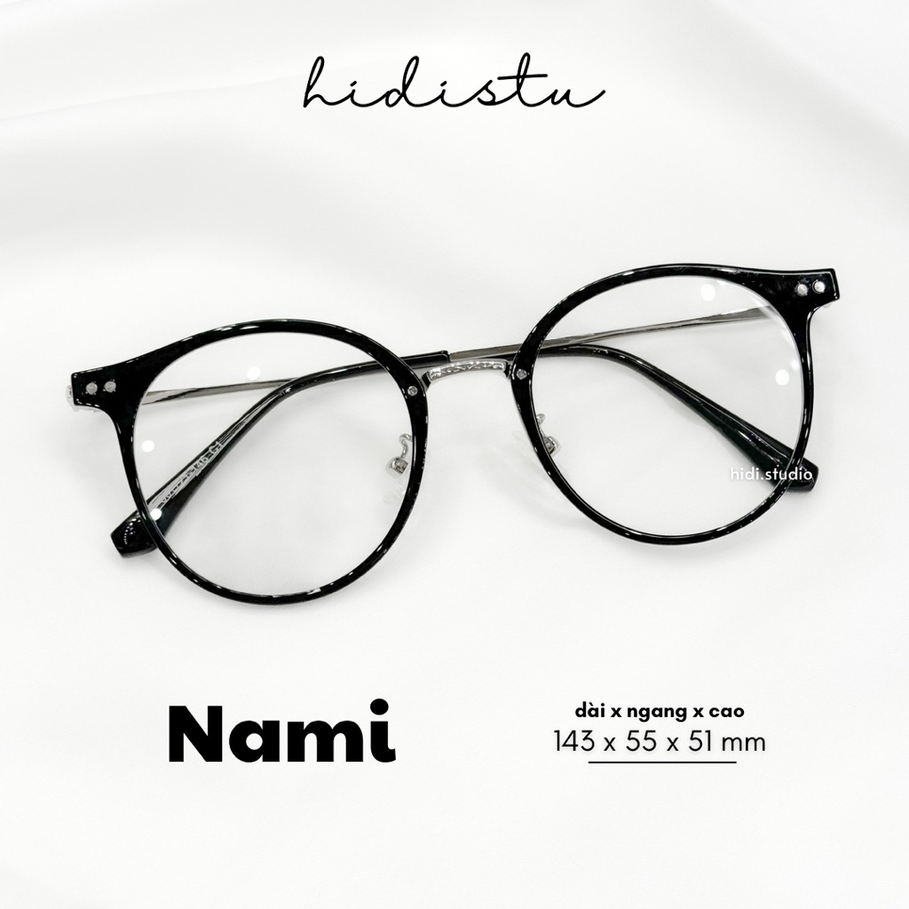 Nami round glasses frame. Medium large glasses shape. Suitable for ...
