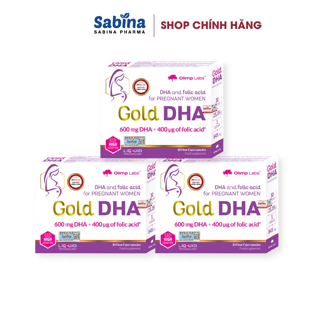 3 boxes of Gold DHA - Health protection food that helps supplement DHA ...