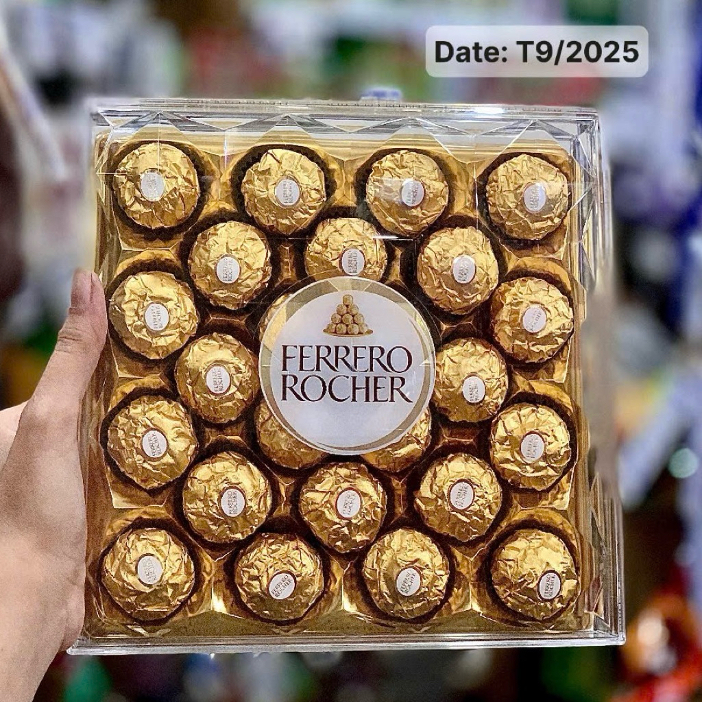 Italian Ferrero Rocher Chocolate - Box of 24 Tablets | Shopee Philippines