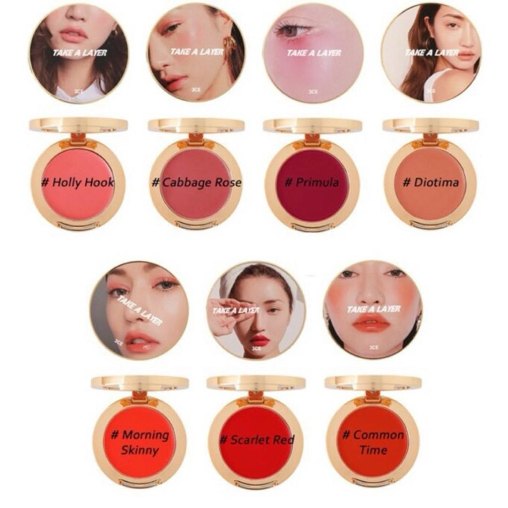 Korean domestic 3in1 3CE Take A Layer Multi Pot blush - Super pretty ...