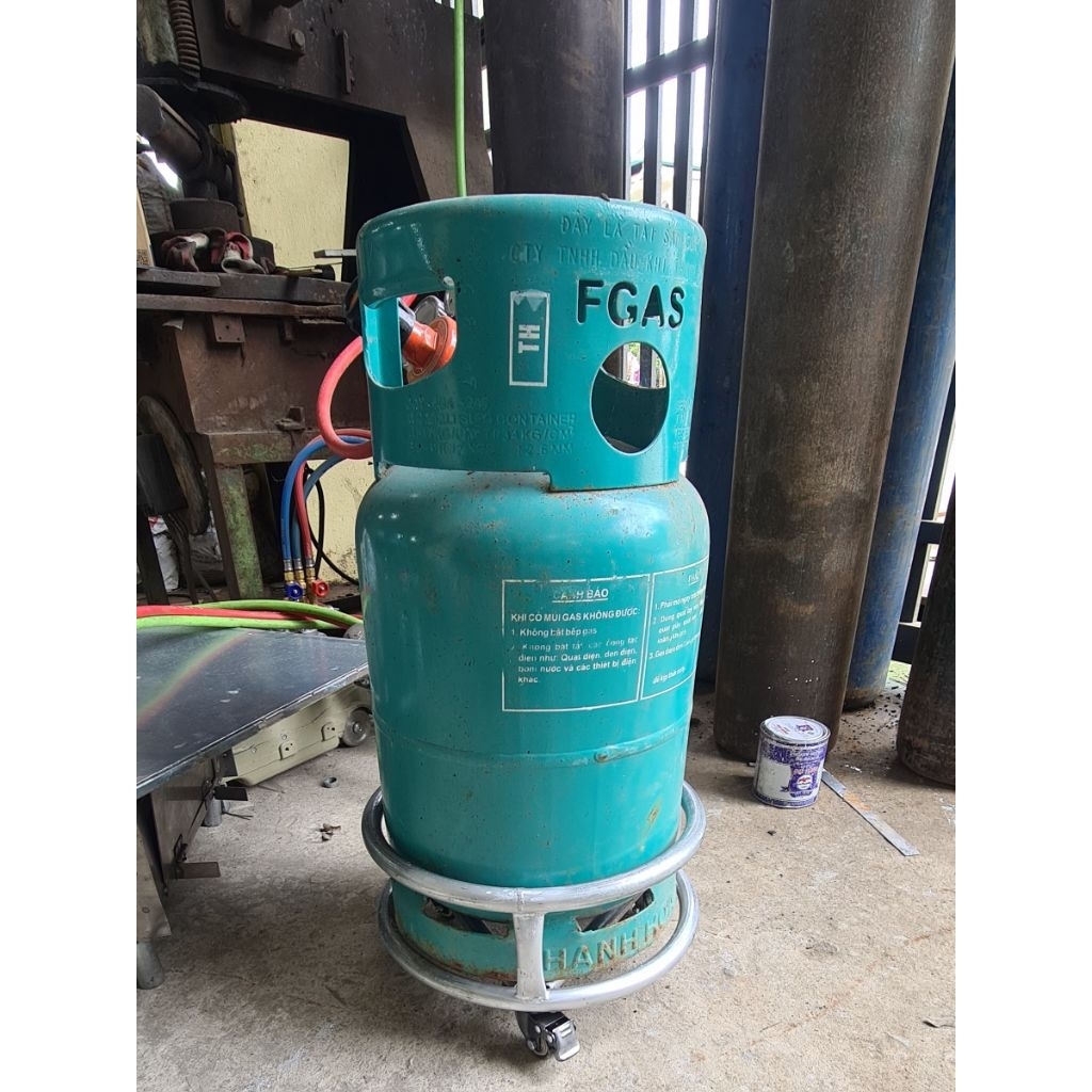 Gas tank rack with wheels - combo included with industrial gas stove ...