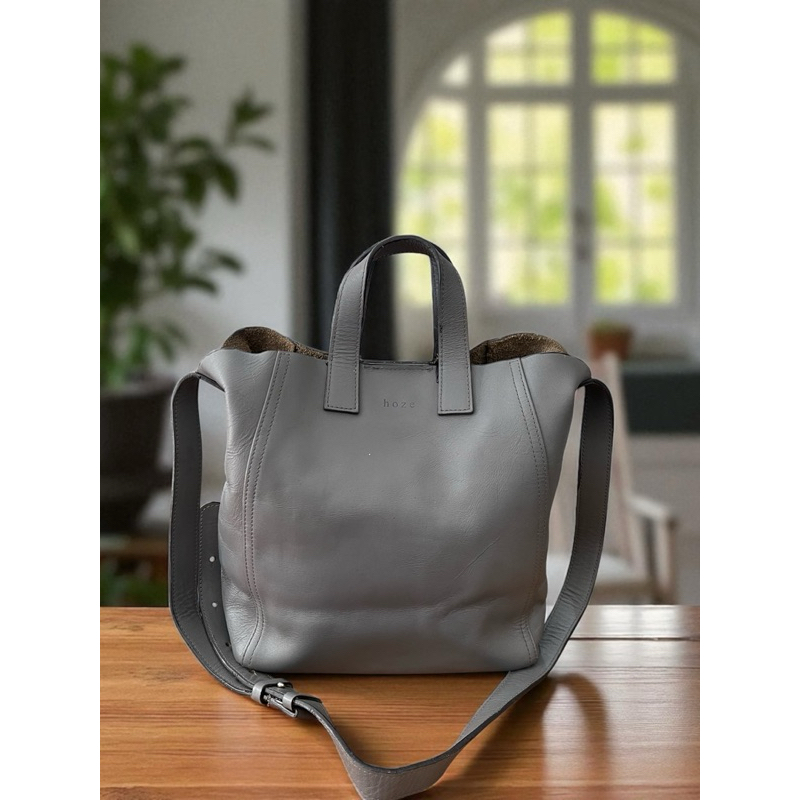 HOZE Korea brand genuine leather bag, bottom size 23x12, height 25 ...