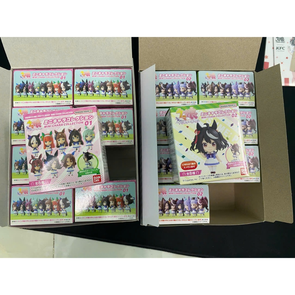 [Pykechu shop] Uma Musume Model - Mini Chara Collection Vol.1 + Vol.2 - BANDAI - genuine - from ...