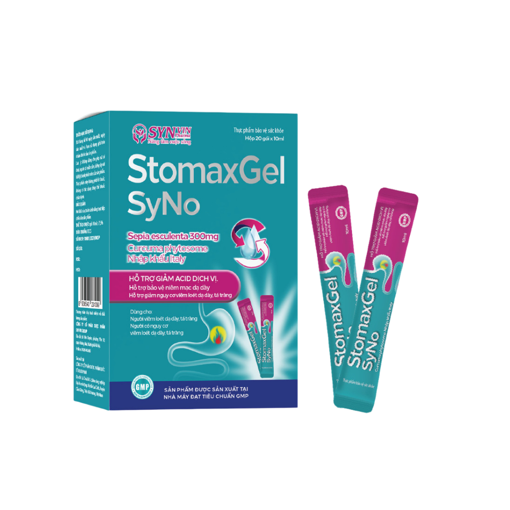 STOMAXGEL SYNO – Stomach Protection Oral Gel (box of 20 packs x 10ml ...