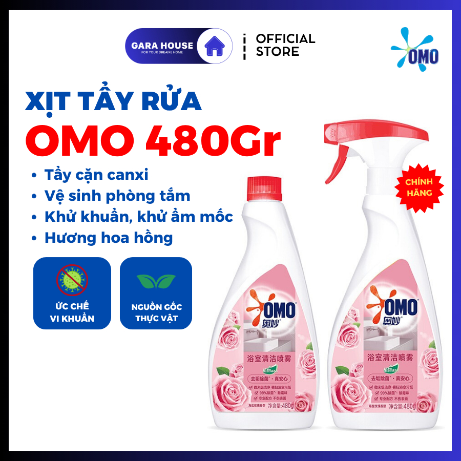 Combo of 2 bottles of Omo Toilet Spray with Rose scent - Removes ...
