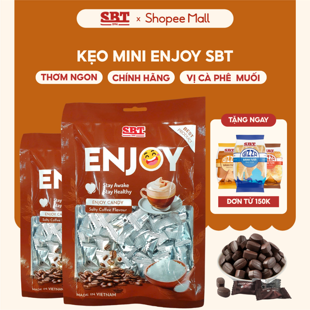 Enjoy SBT Coffee Candy Salted Coffee Flavor 38g Pack - SBT Candy ...