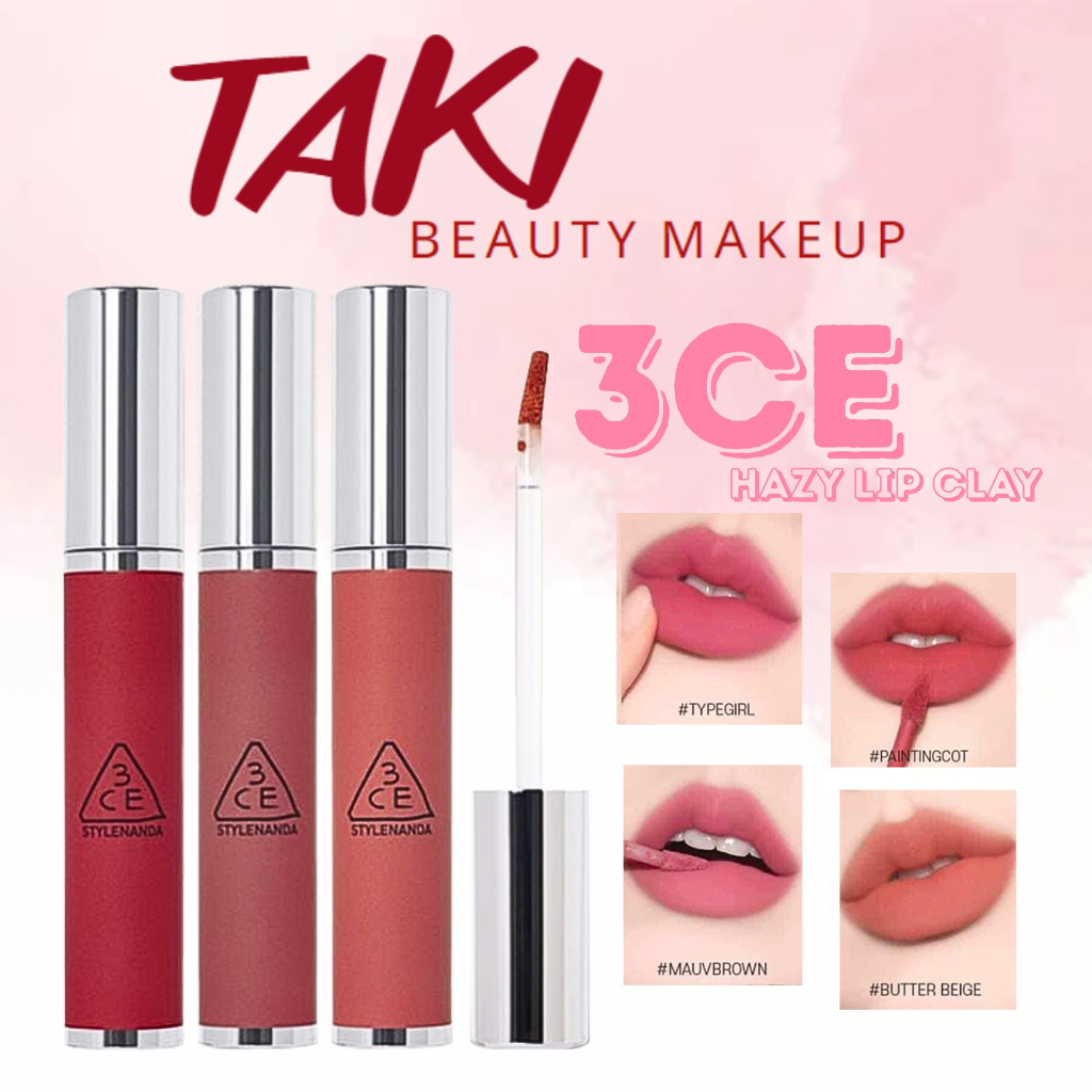 3CE Hazy Lip Clay Matte Lipstick 4g | Shopee Philippines