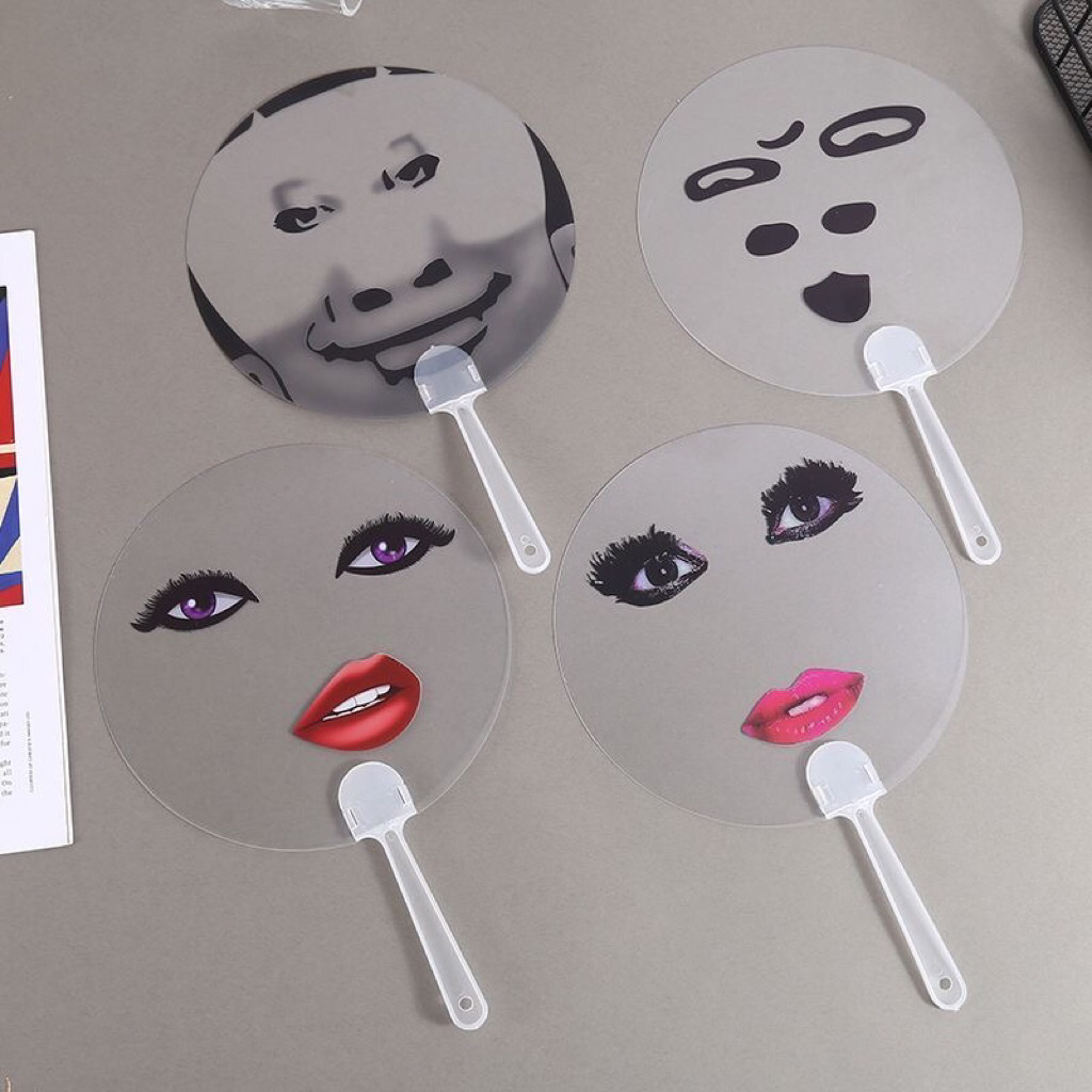 TRI (Pre-Order) Combo of 4 fans with inanimate clown faces to take ...