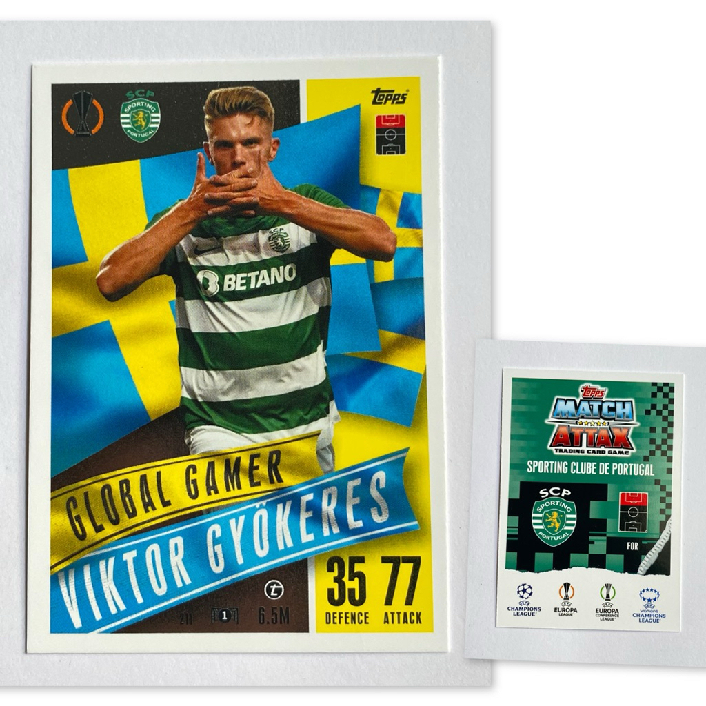 Viktor Gyokeres Match Attax Player Card | Shopee Philippines