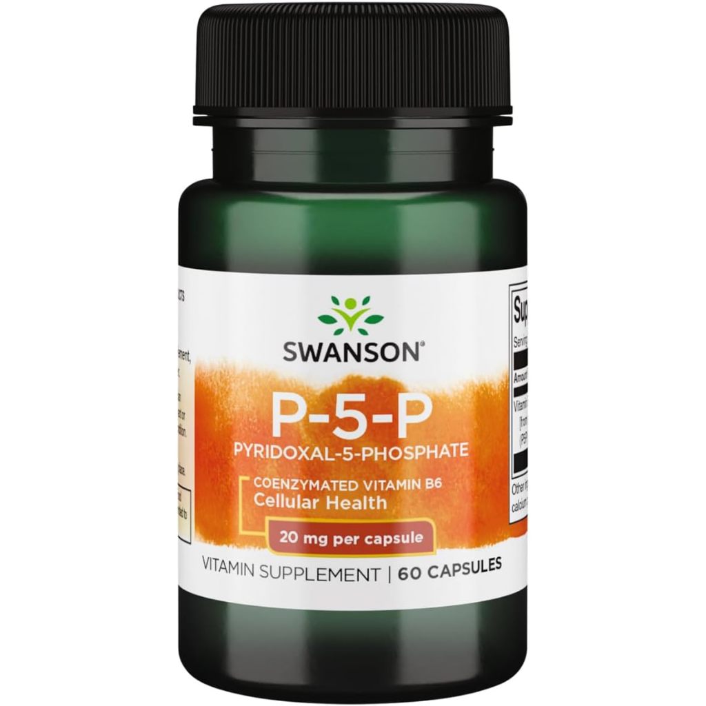 Swanson P5P 40mg - vitamin B6, P-5-P supplements 60 tablets | Shopee ...