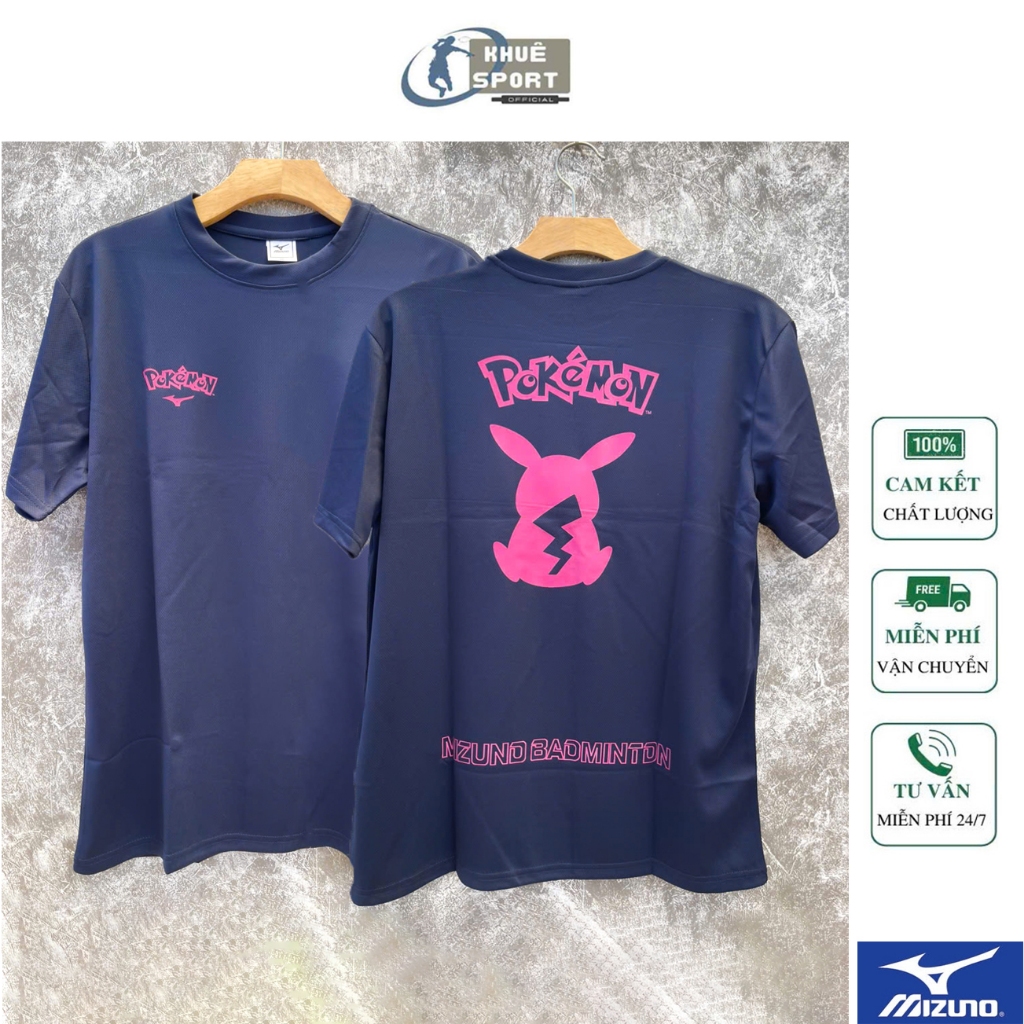 Mizuno badminton and volleyball shirt, youthful Pokemon pattern, can be ...