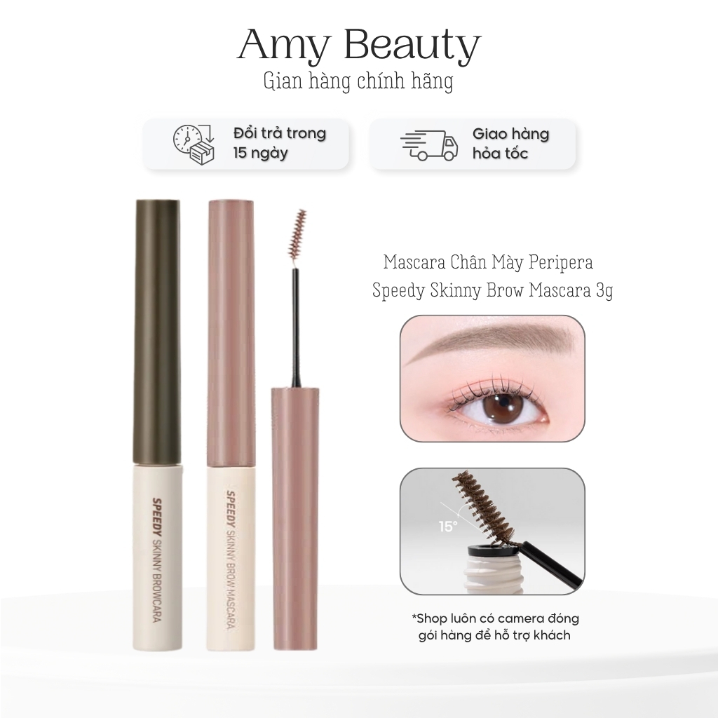 Peripera Speedy Skinny Browcara EYEBROW Mascara | Shopee Philippines