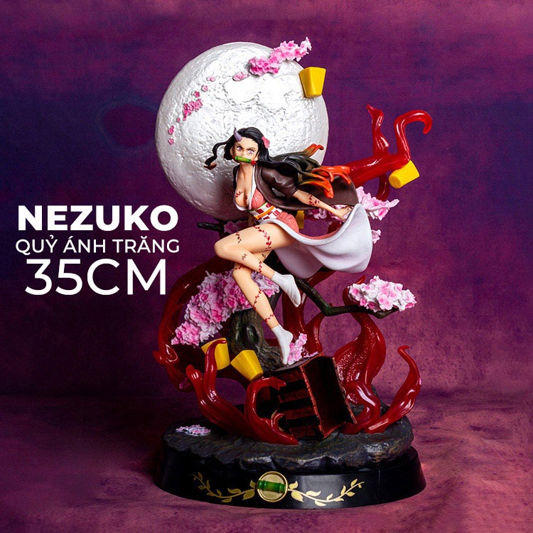 Nezuko demon Moonlight large figure Nezuko Kamado 35cm from anime ...
