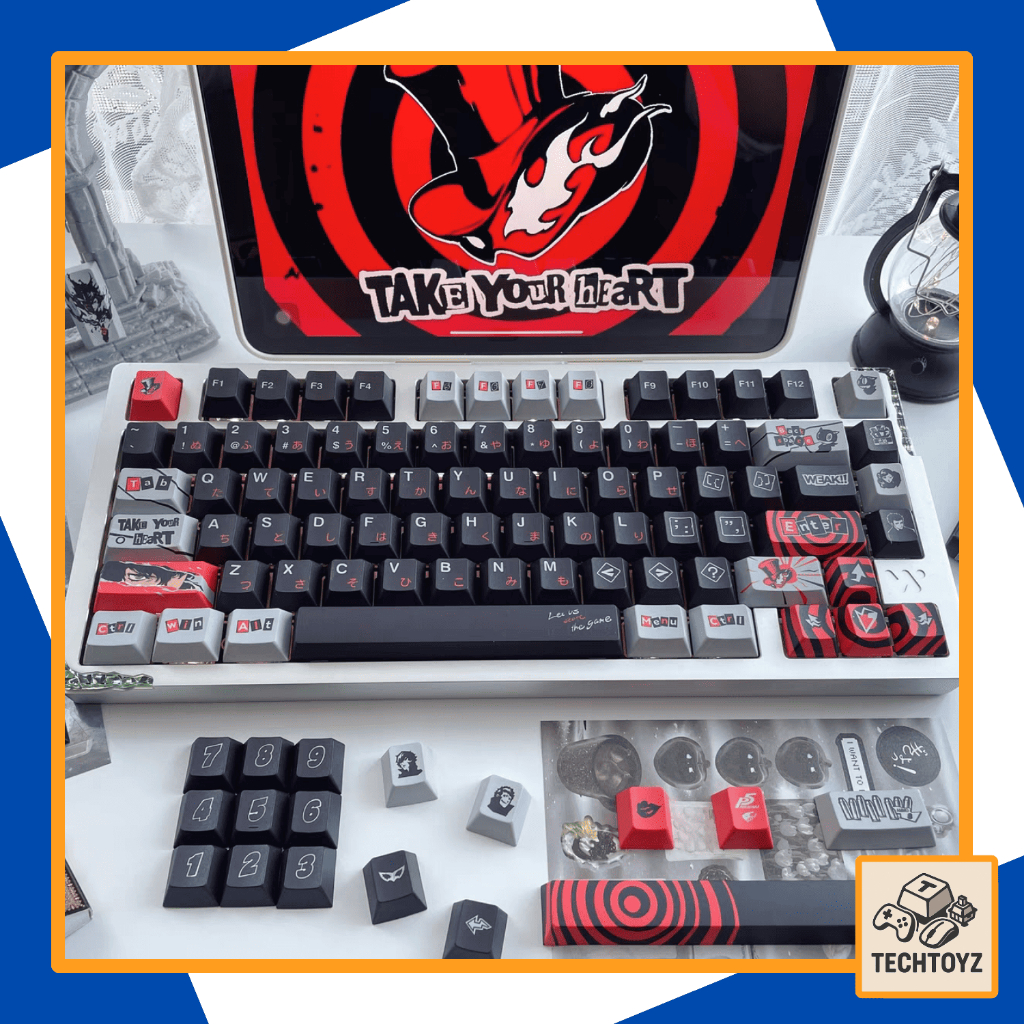 Persona 5 Keycaps Set - PBT DyeSub - Cherry Profile | Shopee Philippines