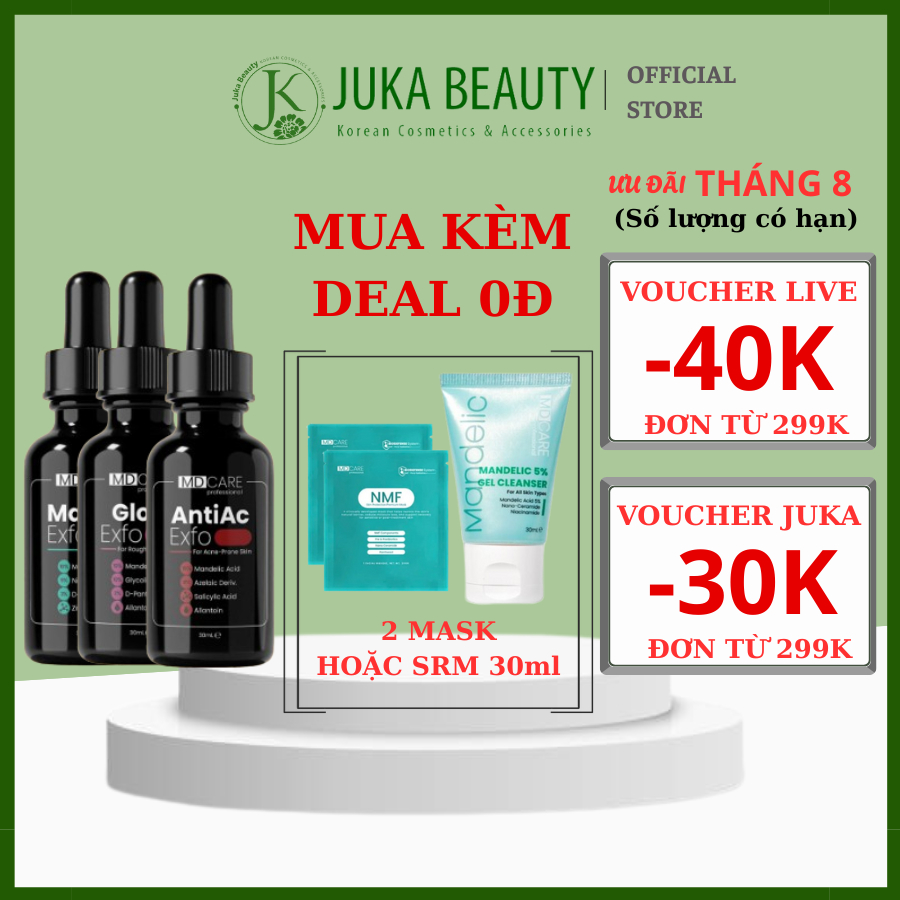 MD CARE Glow Exfo/ Mande Exfo/ AntiAC Exfo Exfoliator | Shopee Philippines
