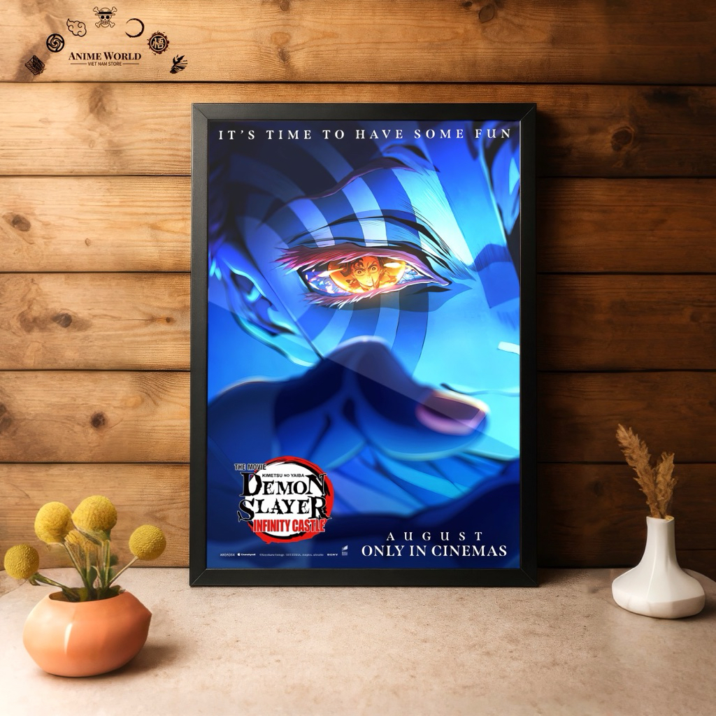 Demon Slayer Anime Poster picture frame, room decor, can be wall ...