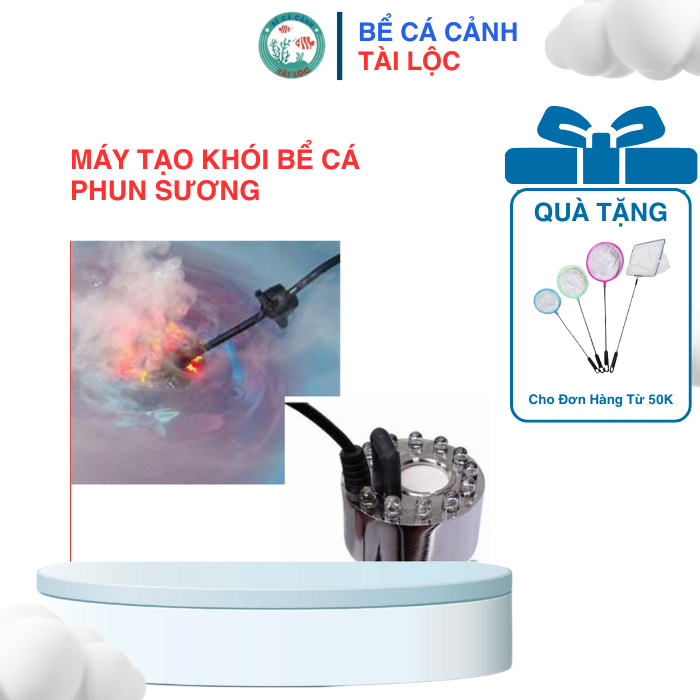 Mist-spraying fish tank smoke generator, color-changing led lights to ...