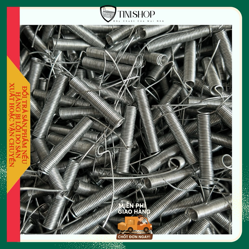 XO 1 Kg of Oil-Free White Springs for Mouse Traps and Squirrel Traps ...
