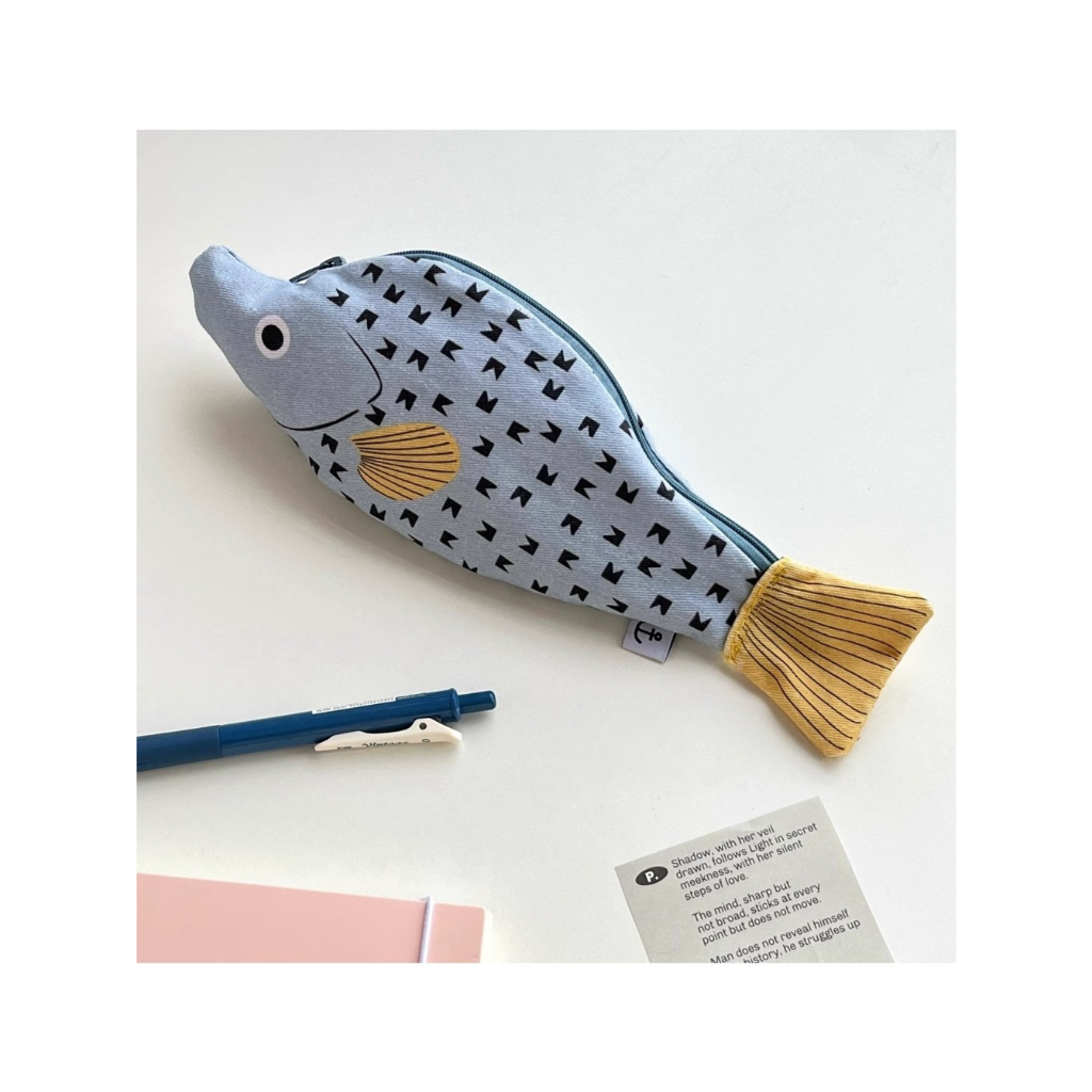 Don Fish shaped pen bag - Lovely, creative grouper design, suitable for ...