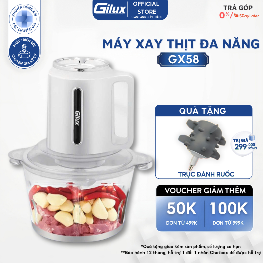 Gilux GX58 Meat Grinder Multifunctional Food Grinder with Free Flour ...