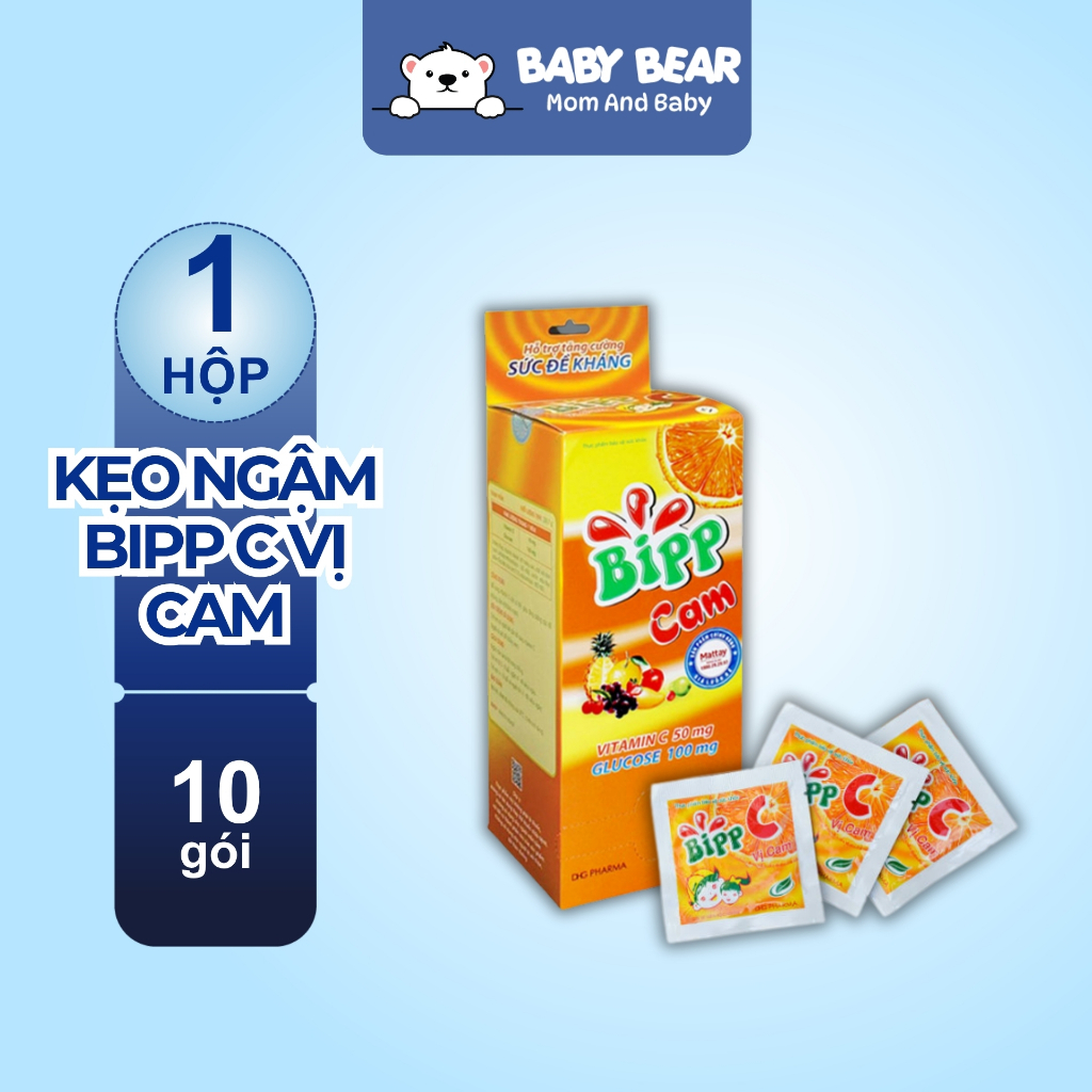 Bipp C Childhood Orange Flavor Lozenges - Supplement Vitamin C ...