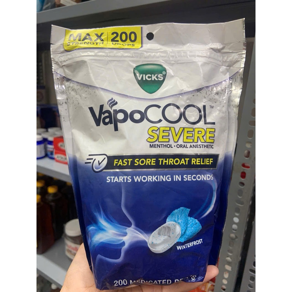Vicks VapoCool Max Strength Throat Relief, Cough Relief, Nasal Clearing ...