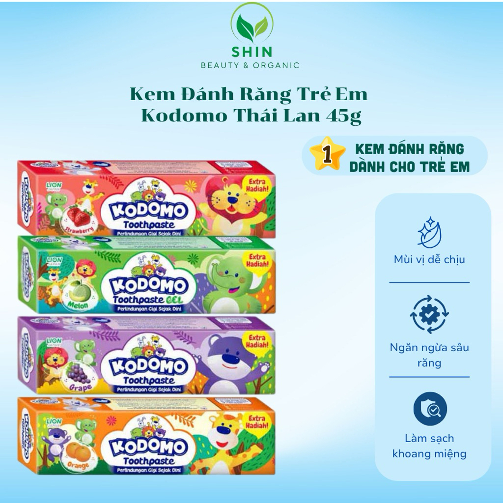 Kodomo Thailand Children's Toothpaste 45g | Shopee Philippines