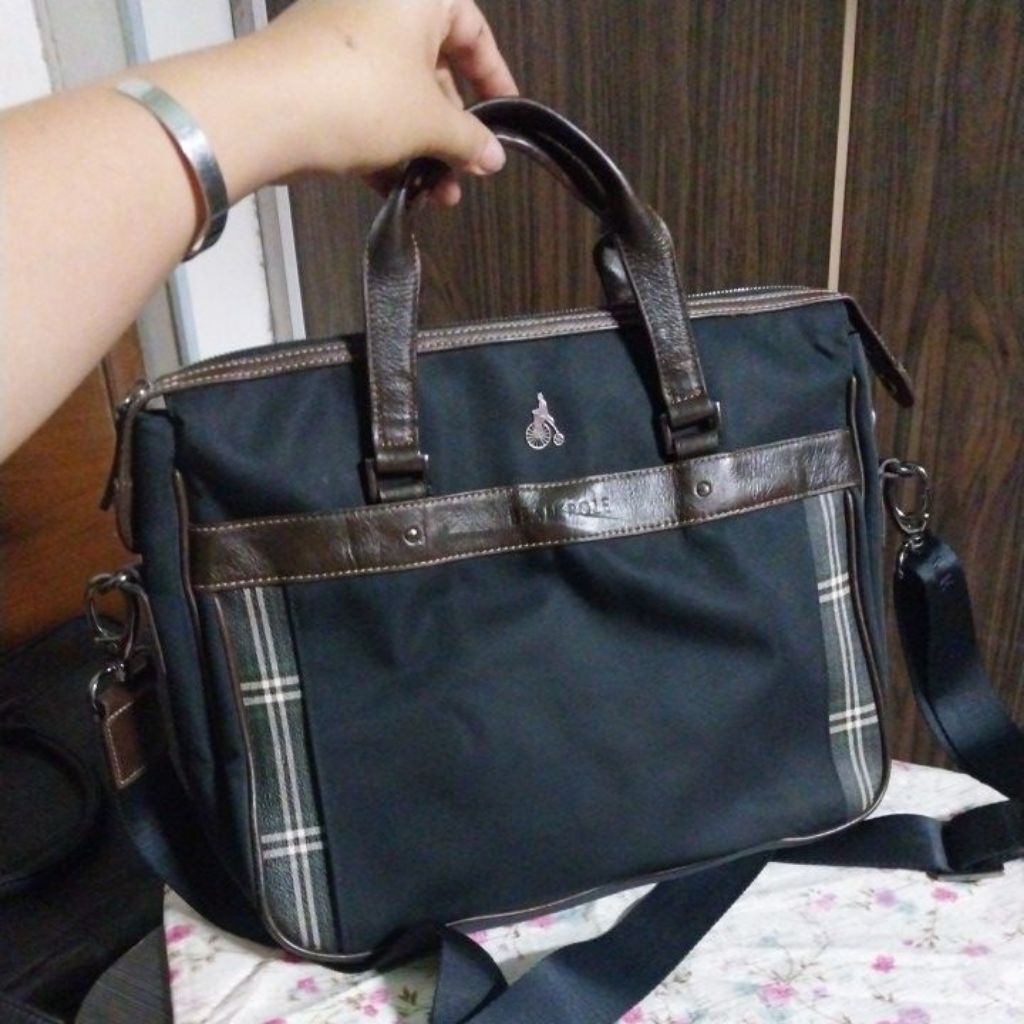 Tui bag men and women office umbrella mixed with genuine leather ...