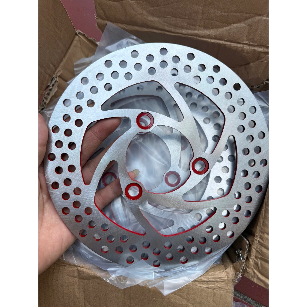 220mm cnc water drop-shaped electric vehicle brake disc | Shopee ...