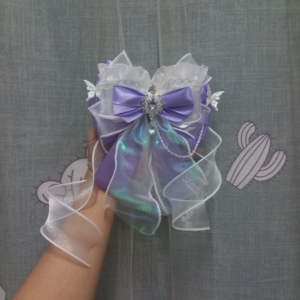 Sweet purple lightstick bow - BTS Idle PLAVE ENHYPEN TXT BND SEVENTEEN ...