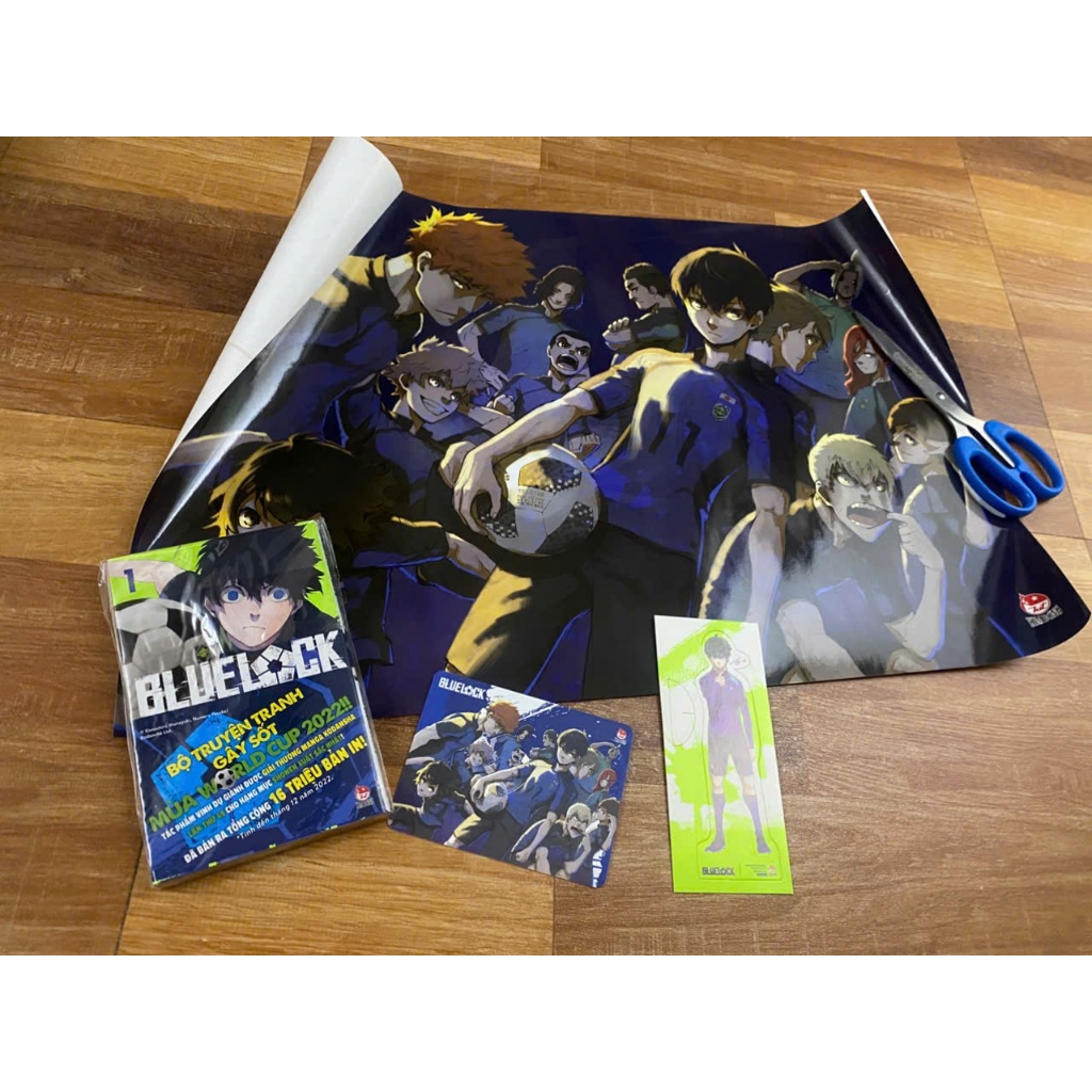 (+post) Blue Lock Bluelock truenpicture notebook Volume 1 first print ...