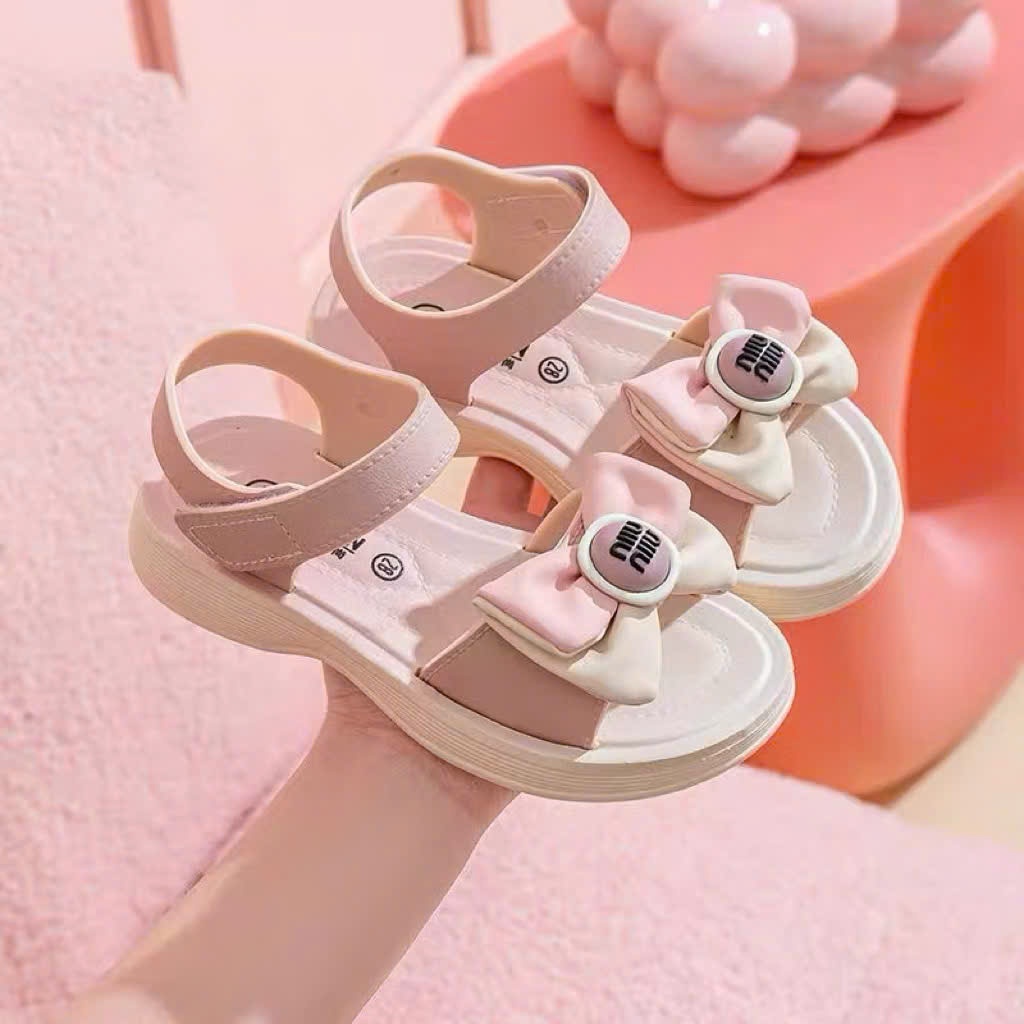 Super Cute Sandals for Girls with MIU Bows for Going to School and ...