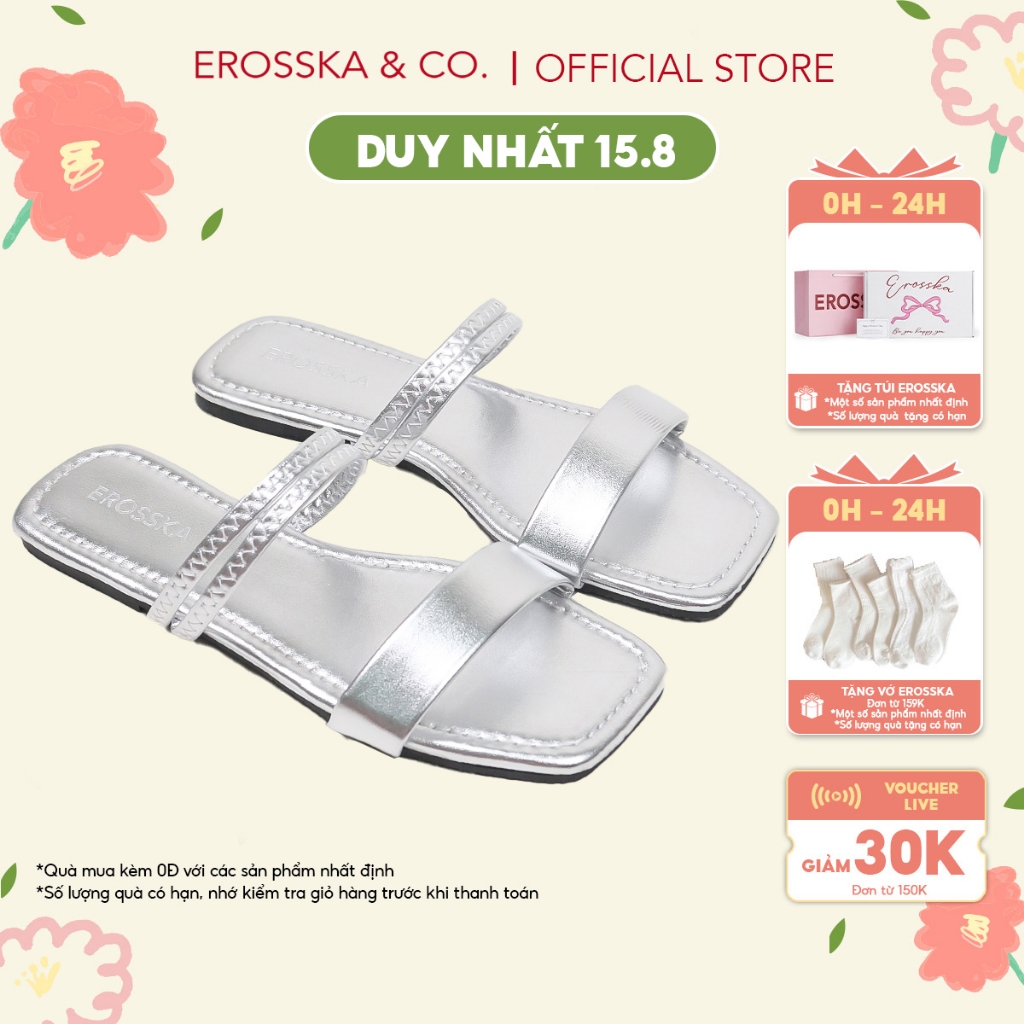 Erosska Zorries - Fashionable women's flat sandals with woven straps ...