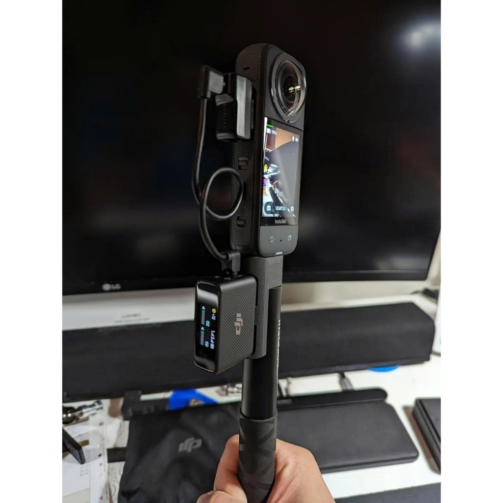 DJI Mic 1 RX mount - DJI Mic 2 - DJI Mic Mini - fixed on the stick for ...