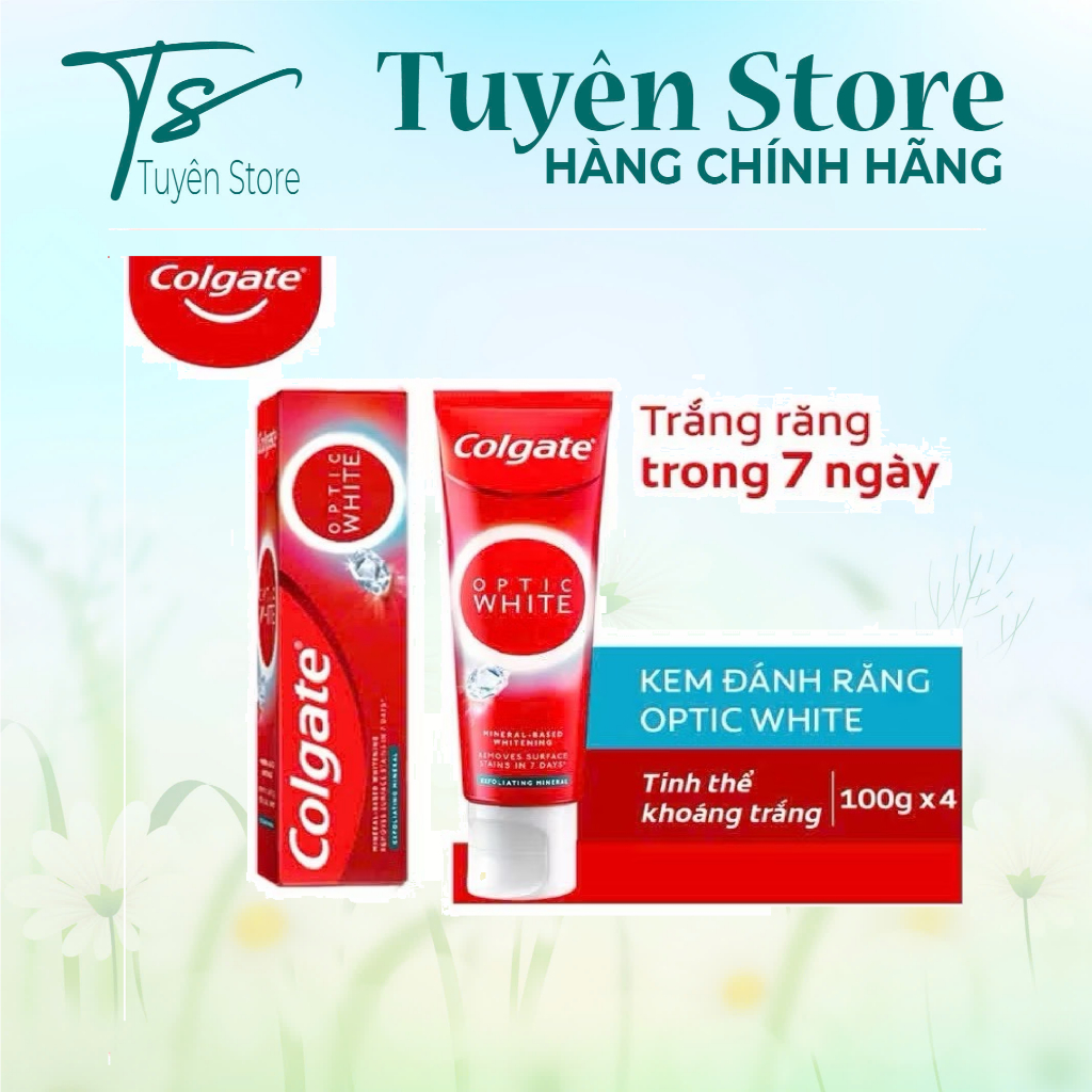 Colgate Optic White Plus Shine Toothpaste Supports Teeth Whitening 100G ...