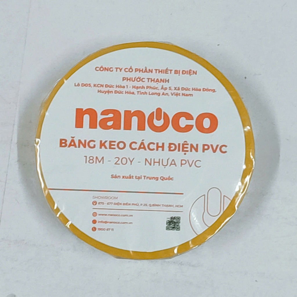 Nanoco FKPC20Y Yellow PVC Insulating Tape, Made in PRC | Shopee Philippines
