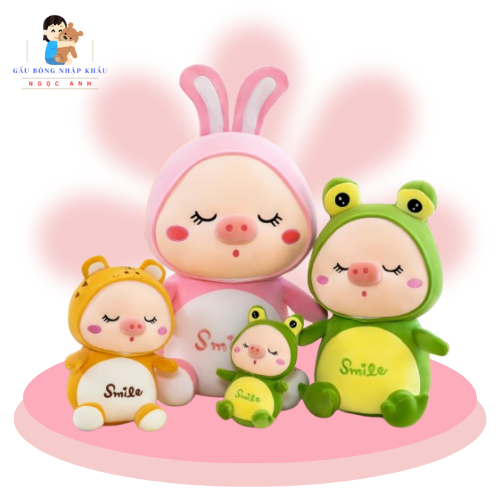 Transforming Pig Teddy Bear in All Colors and Sizes for Children NGOC ...