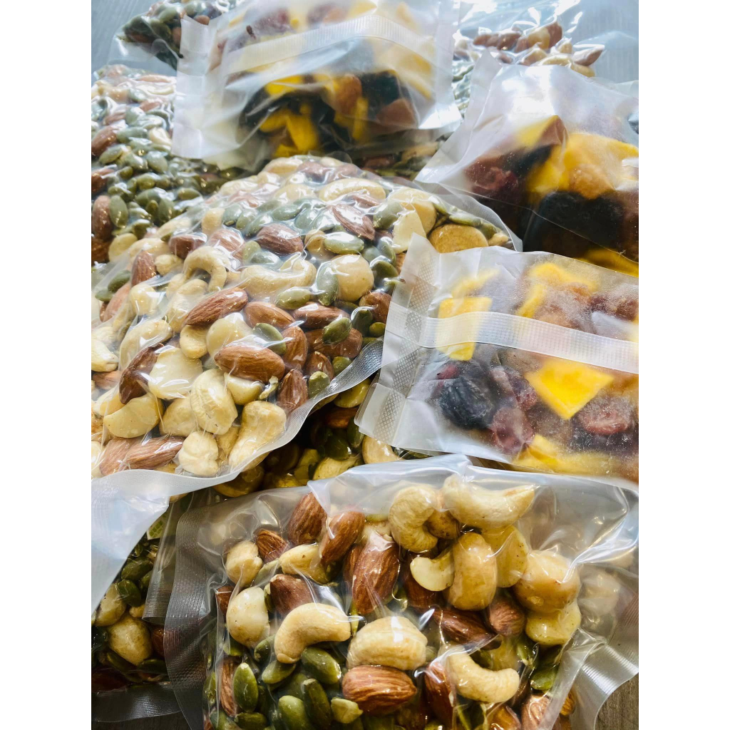COMBO 2 PACKAGES of Mixed Nuts Dried Fruit Flavor AND HELO FOOD COCONUT ...