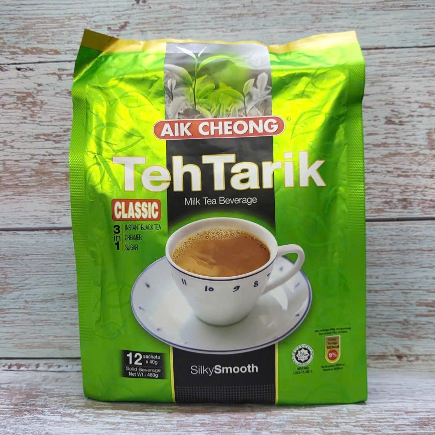AIK CHEONG ++ Teh Tarik bag 480gr / 12 packs ++ TRADITIONAL FLAVOR Milk ...