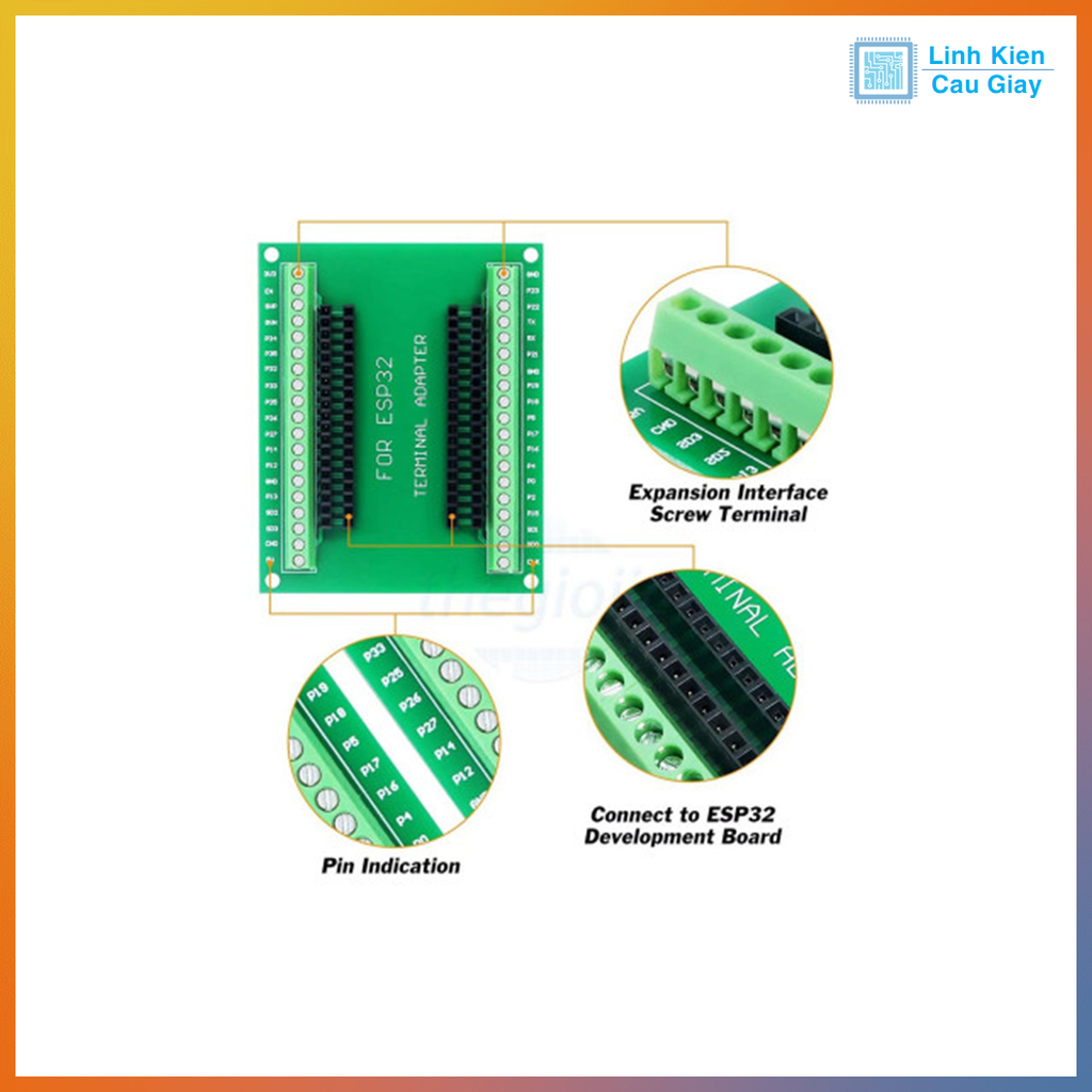 ESP32 38-pin V3 Screw Output Base – Terminal Adapter | Shopee Philippines