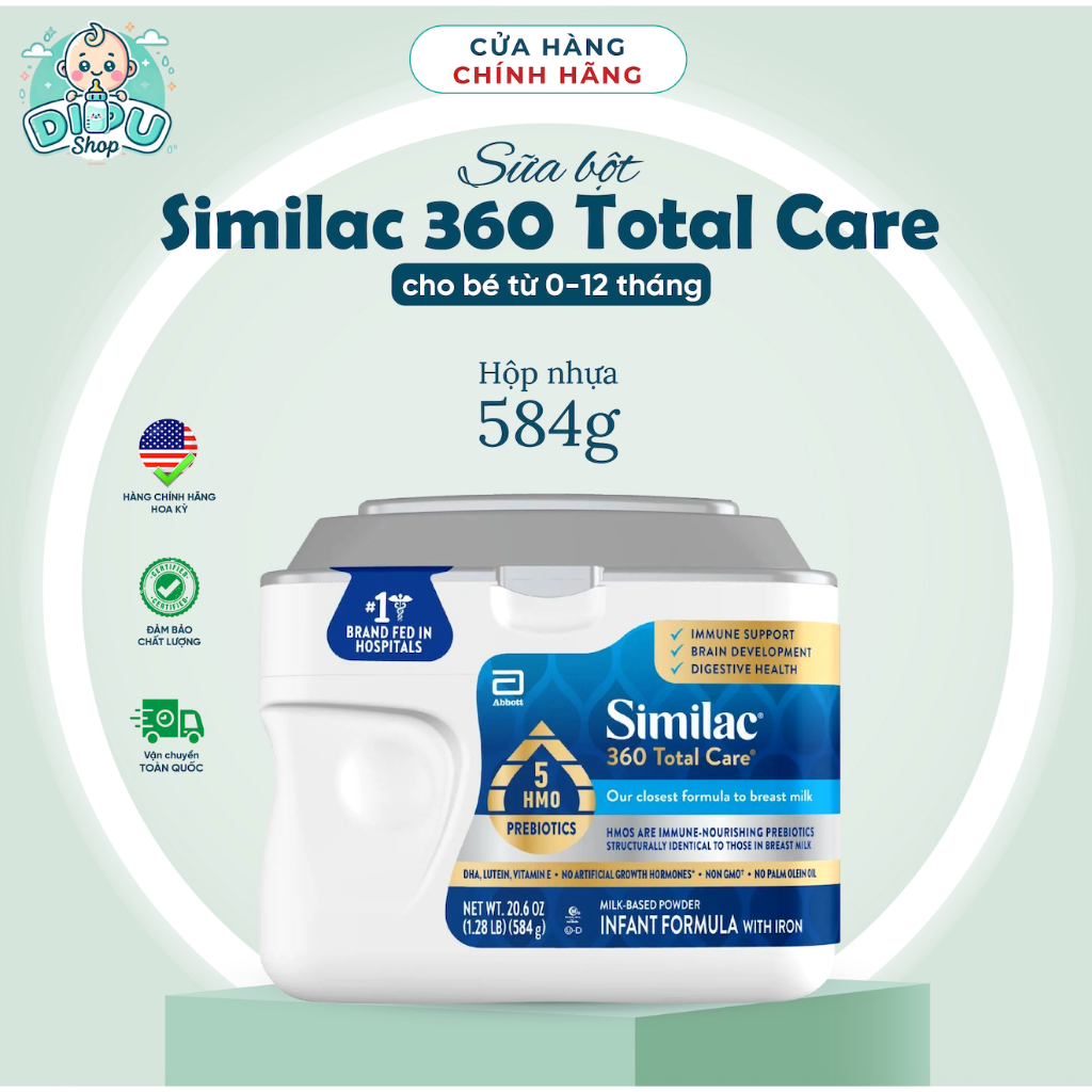 Similac 360 Total Care Milk Plastic box 584g from 0-12 months | Shopee ...