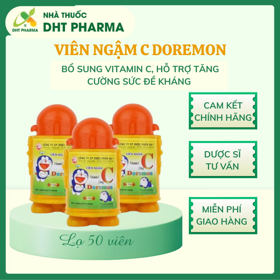 Doremon Vitamin C lozenges, enhance the body's resistance (50 tablets ...