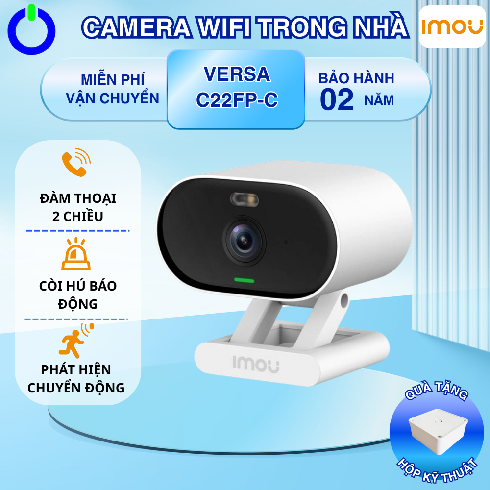 IMOU VERSA C22FP Wifi Camera 2MP 1080P Full HD indoor and outdoor siren ...