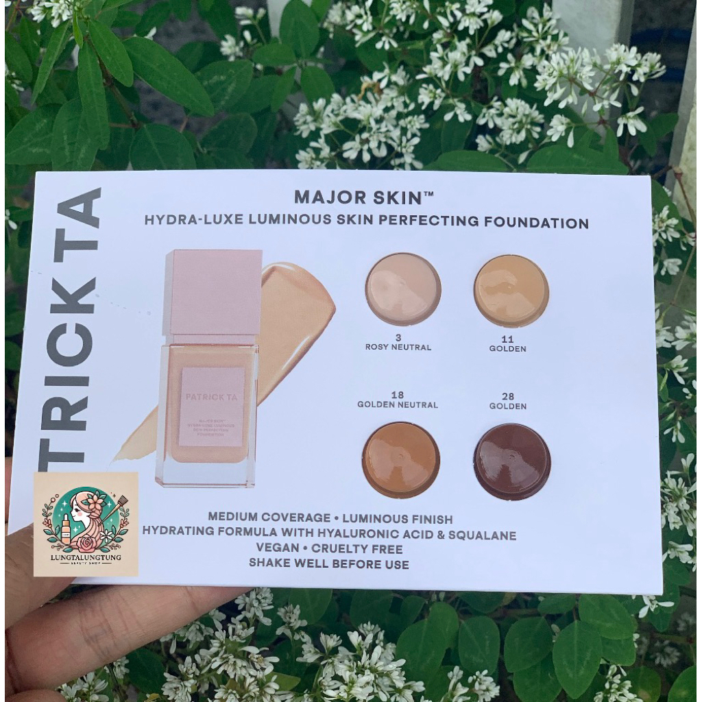 Sample Patrick Ta Major Skin Hydra-Luxe Luminous Skin Perfecting ...