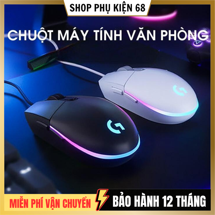 Logi.tech G102 White Computer Gaming Mouse Led Rgb Cheap Wired Gaming ...