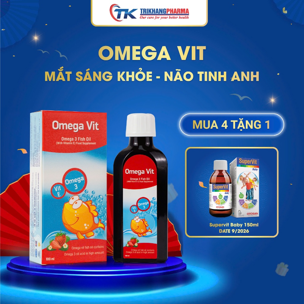 Omega Vit Syrup for Children – Supplement Omega 3, DHA & Pure EPA ...