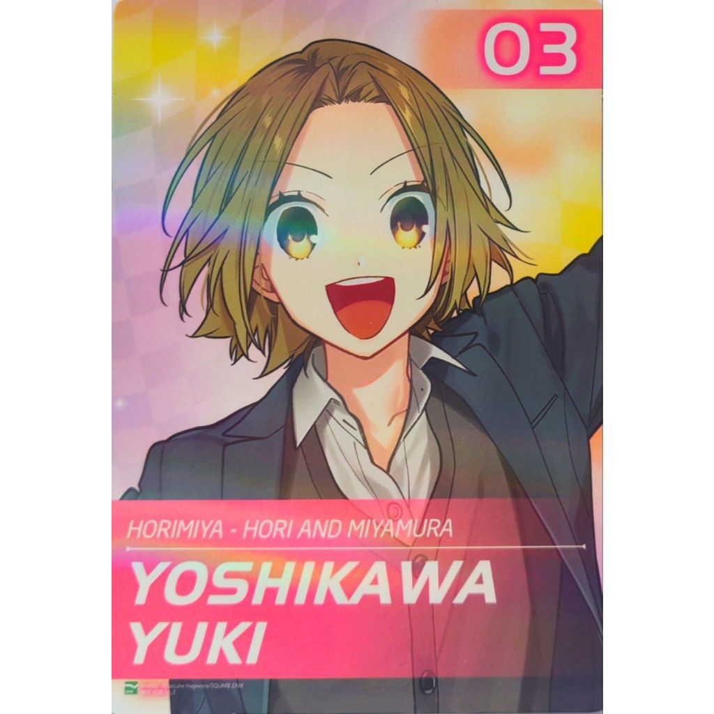 Character Card 03 Yoshikawa Yuki - Horimiya - Hori And Miyamura - IPM ...